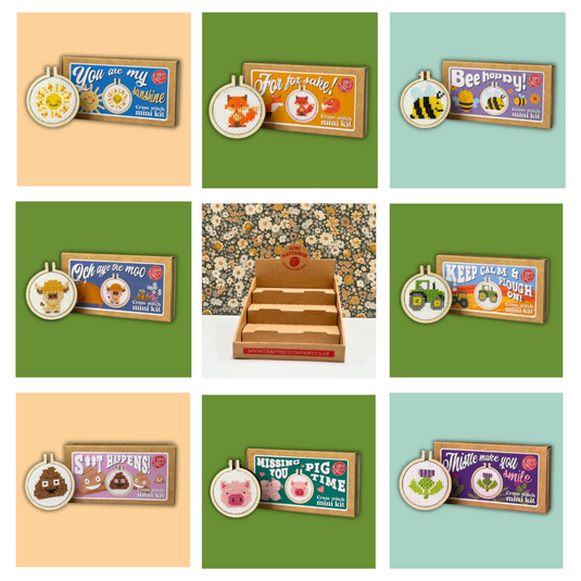 NEW! Mini Matchbox Cross Stitch Kits – The Crafty Kit Company - Trade